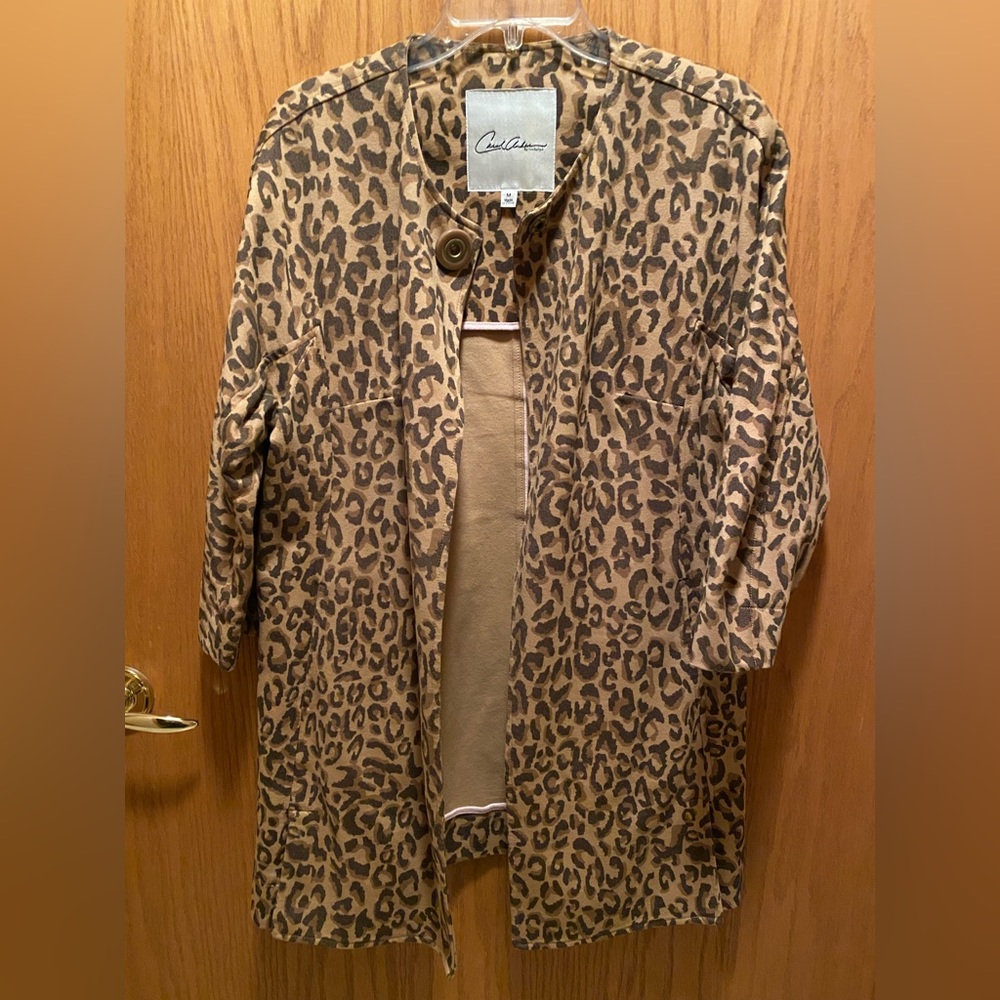 Cabi Animal Print Jacket - Gem